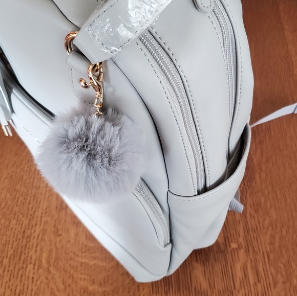 Missnine | Bags | Missnine Soft Supple Backpack In Soft Grey | Poshmark